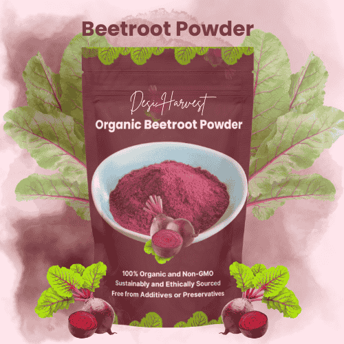 Buy Beetroot Powder Online – 100% Organic & Nutrient-Rich – DesiHarvest